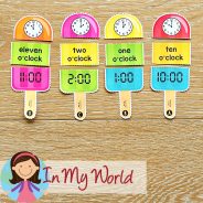 Summer Math Centers for Kindergarten - In My World