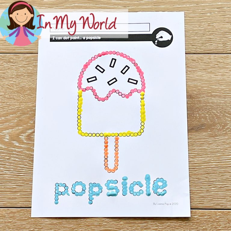 Fine Motor Printable Activities for July Morning Tubs | Bins - In My World