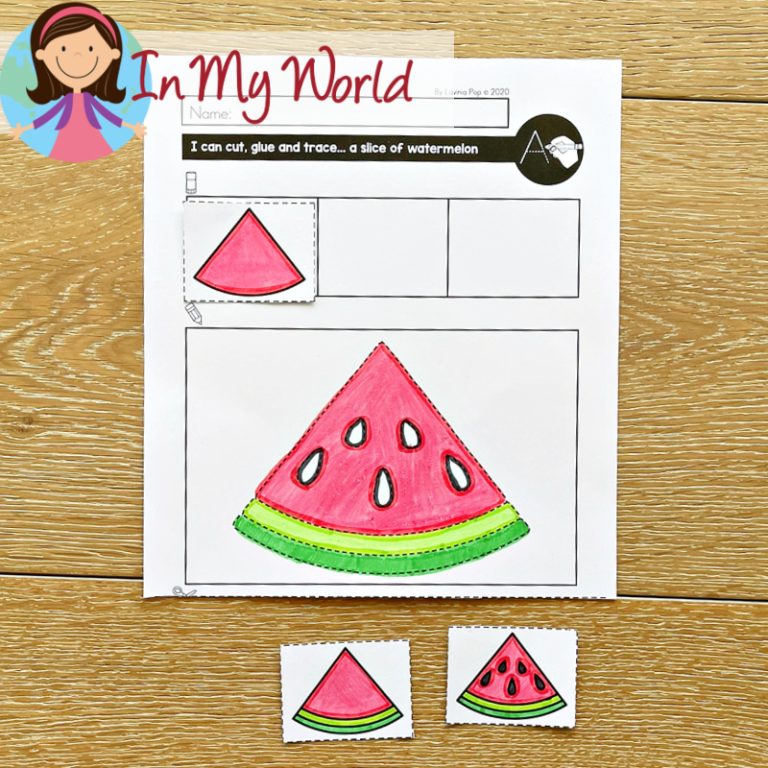 Fine Motor Printable Activities for July Morning Tubs | Bins - In My World