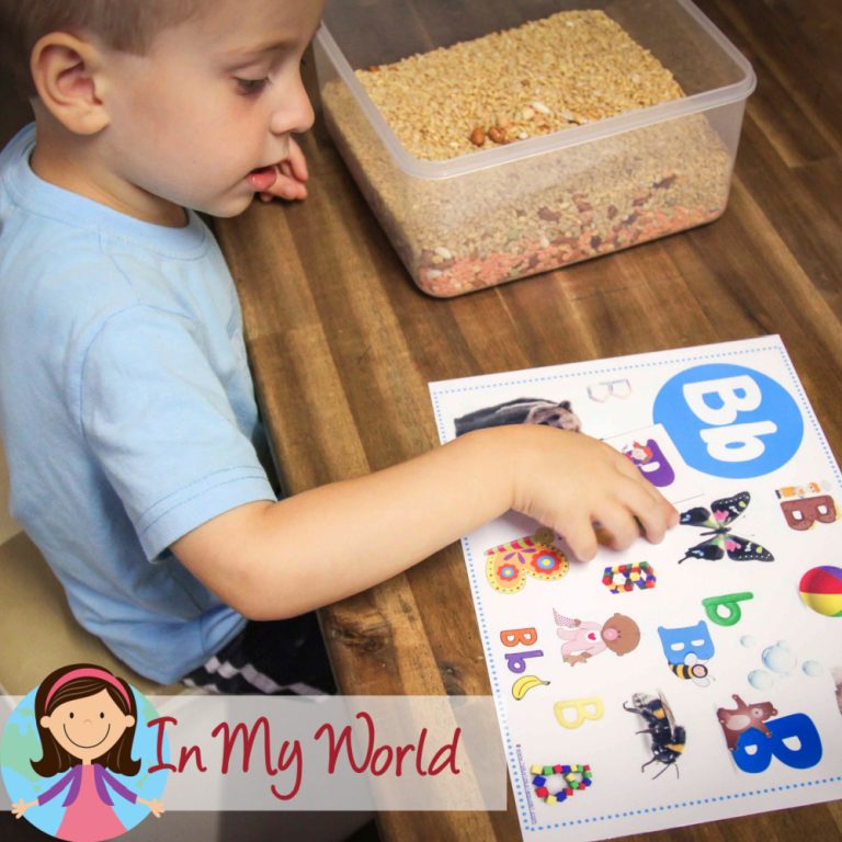 Preschool Letter B - In My World