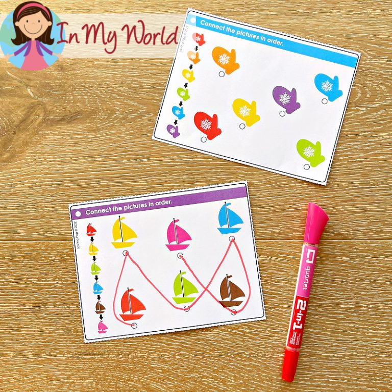 Kindergarten Morning Bins | Tubs | Centers Set 12 - In My World