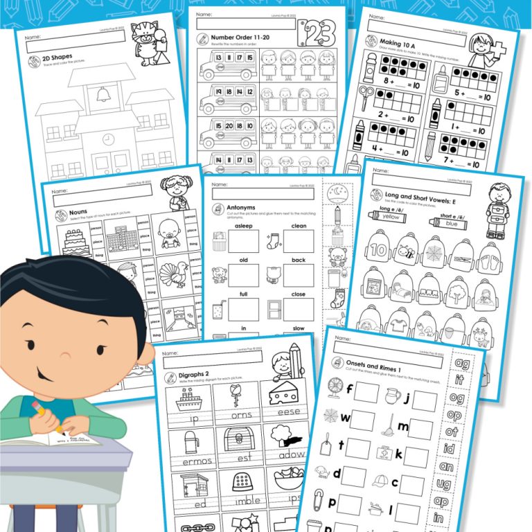 Back to School 1st Grade Worksheets and Activities No Prep - In My World