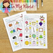 Back to School 1st Grade Worksheets and Activities No Prep - In My World