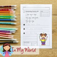 Read, Trace, Write Handwriting Practice Pages: Back to School Sentences ...