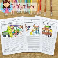 Writing Journal: Prompts for August | Back to School - In My World