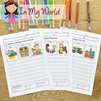 Writing Journal: Prompts for August | Back to School - In My World