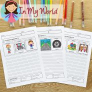 Writing Journal: Prompts for August | Back to School - In My World