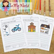 Writing Journal: Prompts for August | Back to School - In My World