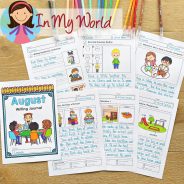 Writing Journal: Prompts for August | Back to School - In My World