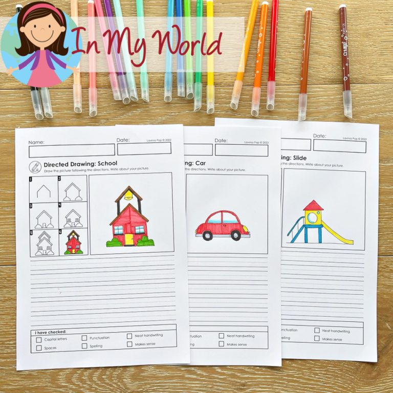 Writing Journal: Prompts for August | Back to School - In My World