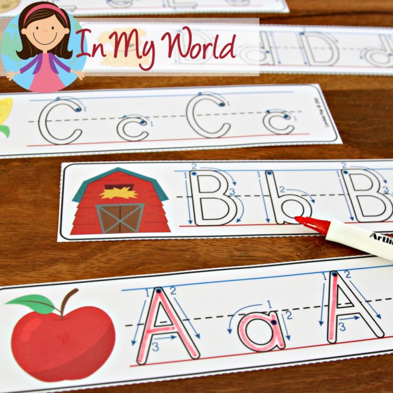 Autumn Literacy Centers for Kindergarten - In My World