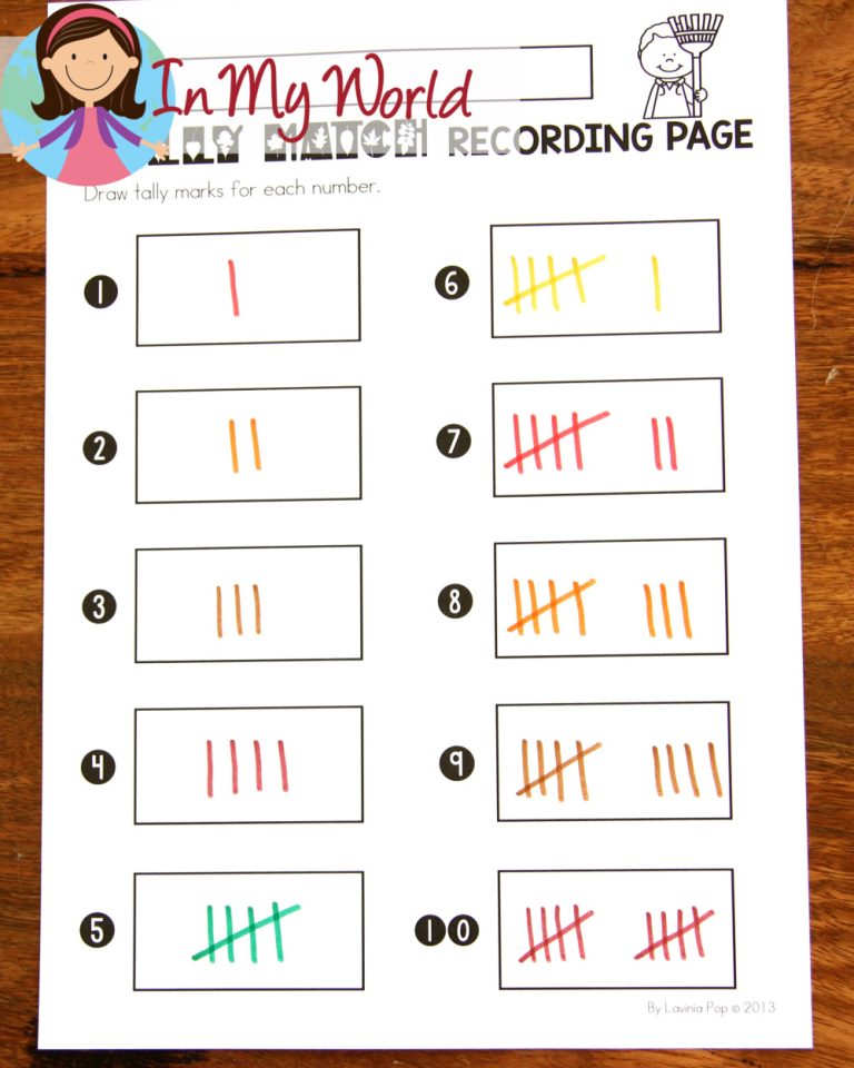 Autumn Math Centers for Kindergarten - In My World