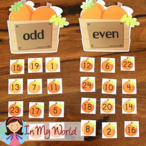 Autumn Math Centers for Kindergarten - In My World