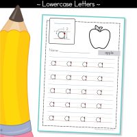 FREE Handwriting Practice Pages {Lowercase Letters} - In My World
