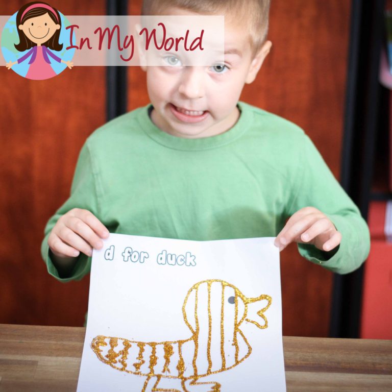 Preschool Letter D - In My World