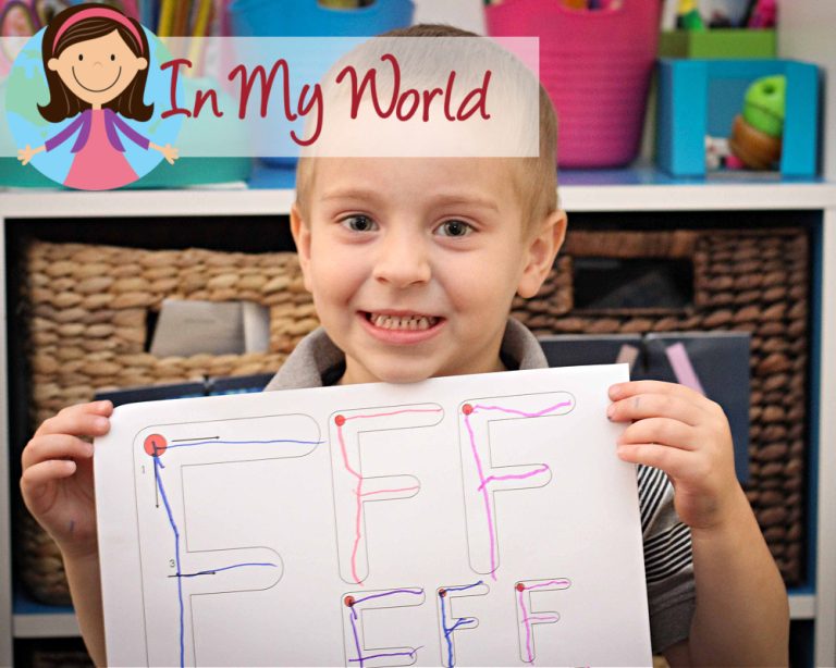 Preschool Letter F - In My World
