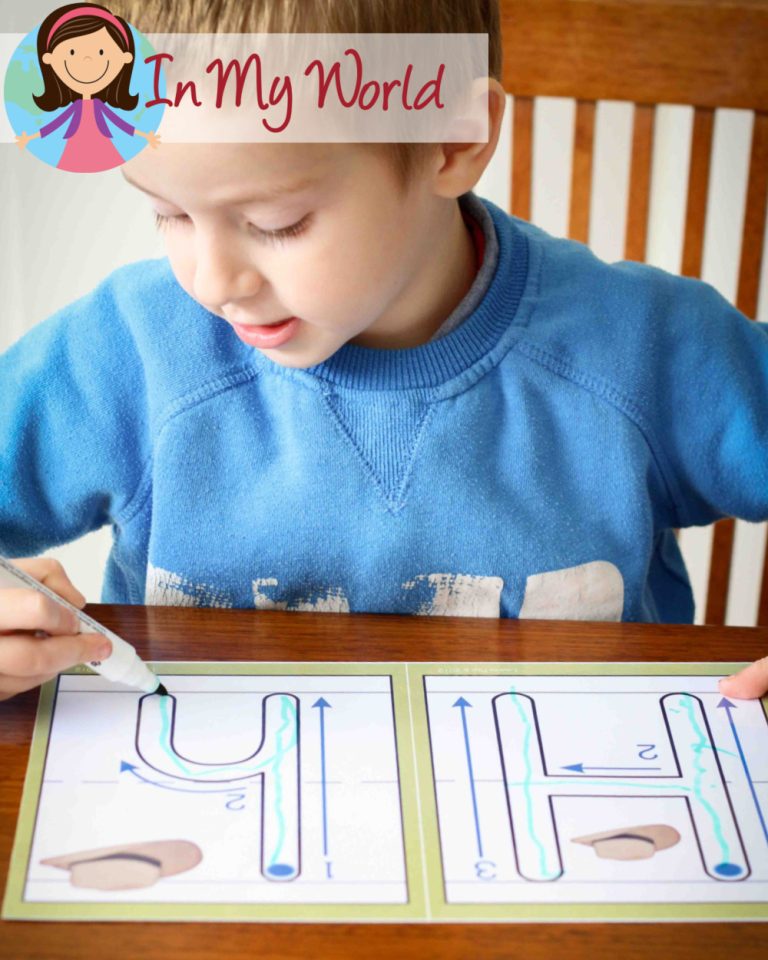 Preschool Letter H - In My World