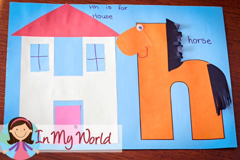 Preschool Letter H - In My World