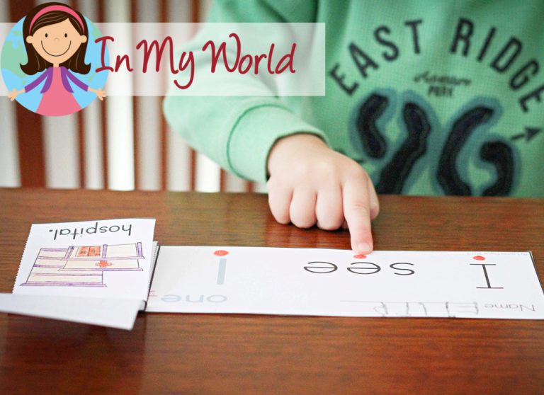 Preschool Letter I - In My World