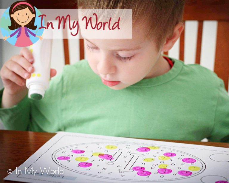 Preschool Letter I - In My World