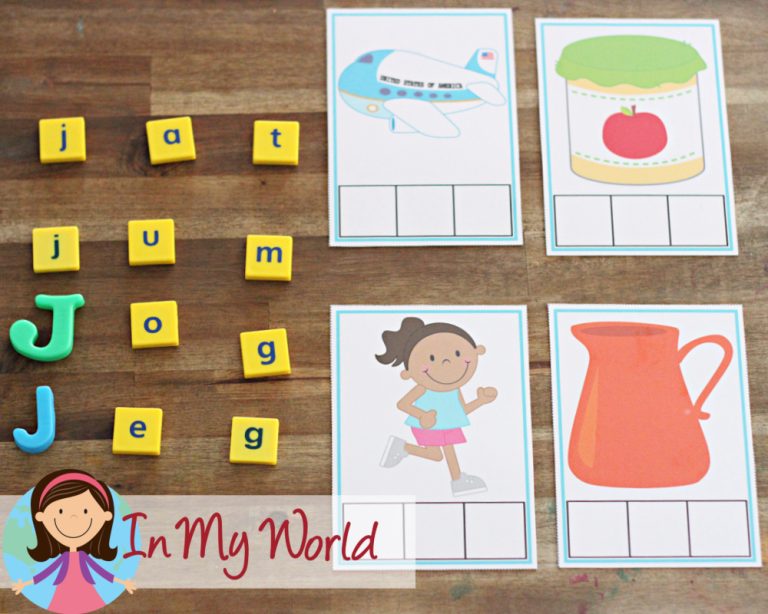 Preschool Letter J - In My World