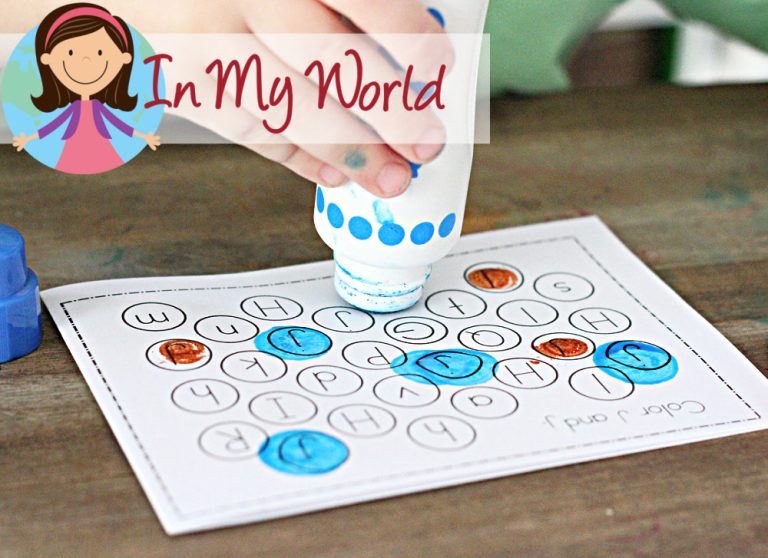 Preschool Letter J - In My World