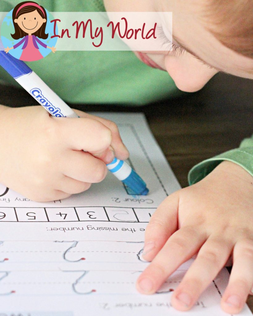 Preschool-Letter-J-numbers - In My World