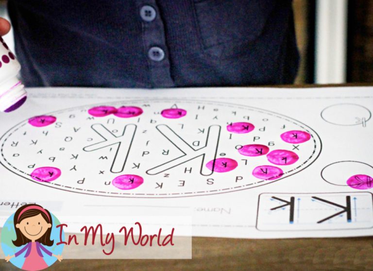 Preschool Letter K - In My World
