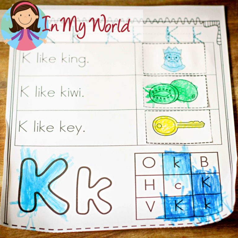 Preschool Letter K - In My World