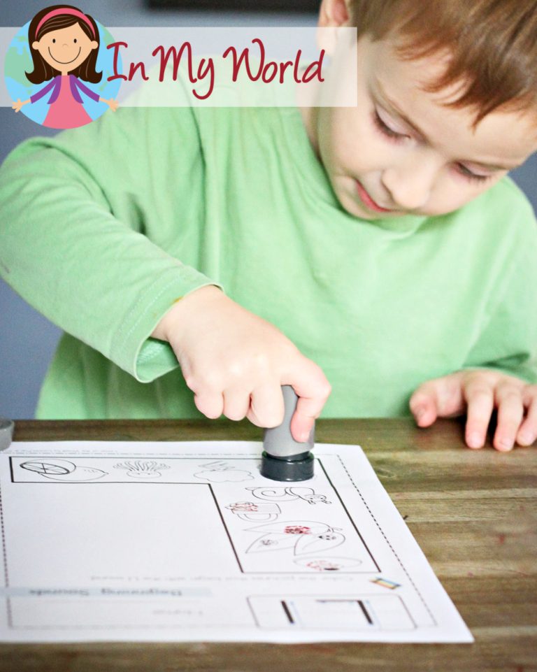 Preschool Letter L - In My World