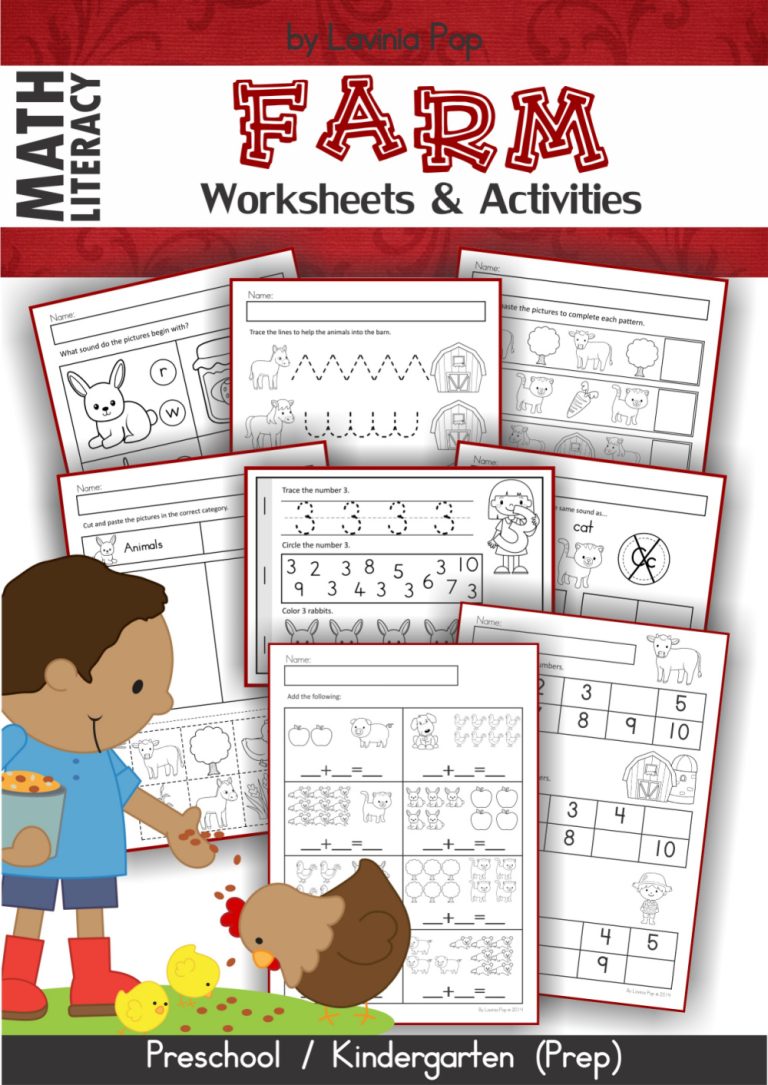 Preschool Farm Theme Week 2 - In My World