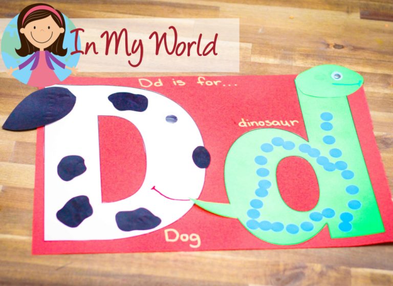 Preschool Letter D - In My World