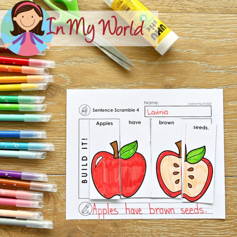 Sentence Scramble: Autumn /Fall Sentence Building Picture Puzzles - In ...