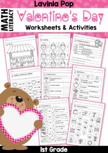 FREE Valentine's Day 1st Grade Worksheets and Activities No Prep ...