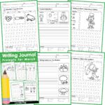 FREE Writing Journal: Prompts for March - In My World