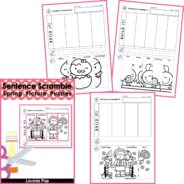 FREE Sentence Scramble: Spring Sentence Building Picture Puzzles - In ...