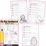 FREE Fix the Sentence: Easter - In My World