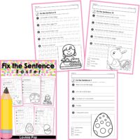 FREE Fix the Sentence: Easter - In My World