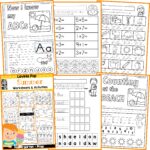 FREE Kindergarten Summer Review Worksheets and Activities No Prep - In ...