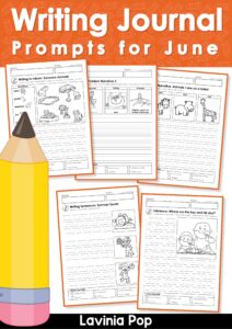 FREE Writing Journal: Prompts for June - In My World