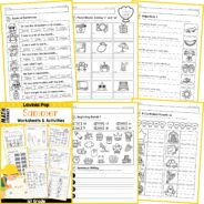 FREE Worksheets: Summer 1st Grade Worksheets and Activities No Prep ...