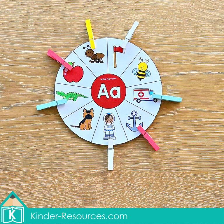 Preschool Alphabet Letter of the Week A - In My World