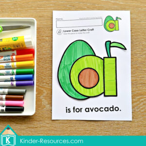 Preschool Alphabet Letter of the Week A - In My World