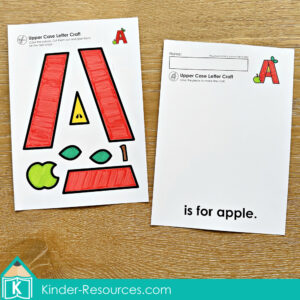 Preschool Alphabet Letter of the Week A - In My World