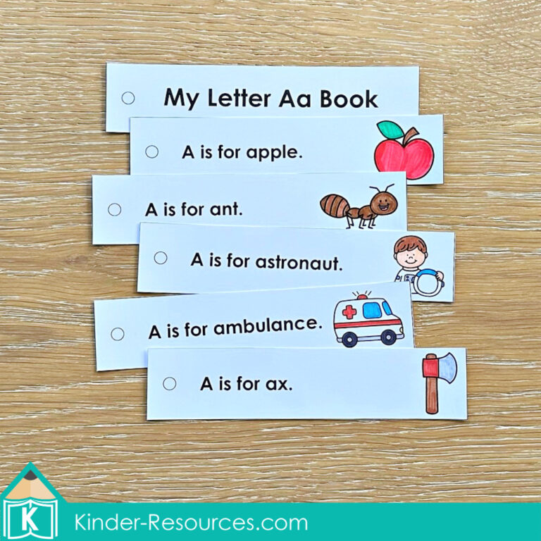 Preschool Alphabet Letter of the Week A - In My World