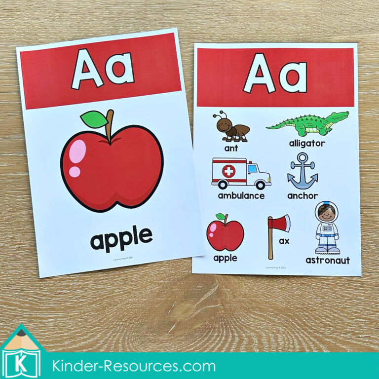Preschool Alphabet Letter of the Week A - In My World