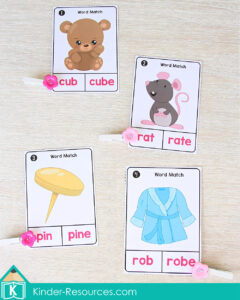 Spring Literacy Centers for Kindergarten - In My World