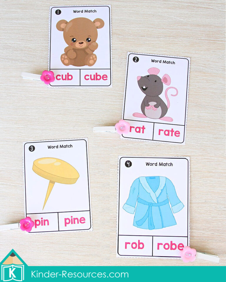 Spring Literacy Centers for Kindergarten - In My World