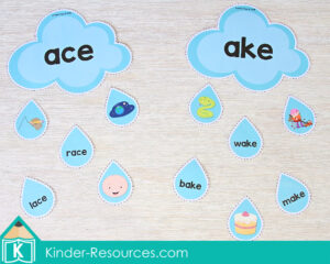 Spring Literacy Centers for Kindergarten - In My World