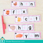 Spring Literacy Centers for Kindergarten - In My World